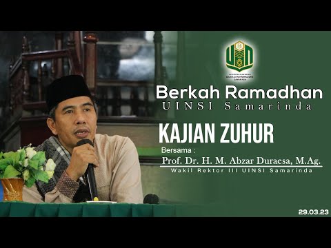 Kajian Zuhur | Prof. Dr. H. M. Abzar Duraesa, M.Ag. #3