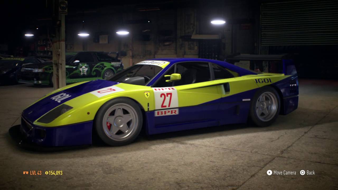 Need for Speed™: Scud Race Ferrari F40 all Variants - YouTube