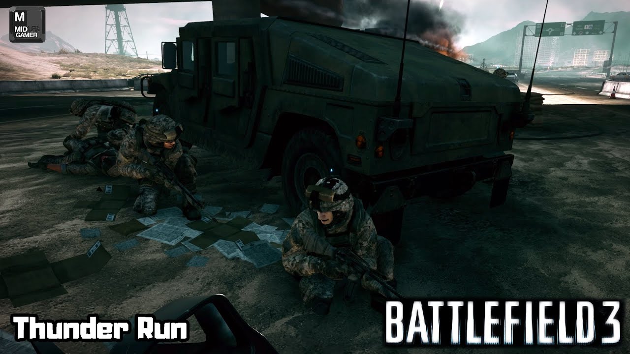Thunder Run | Battlefield 3 Part 6| #bf3 #battlefield3 - YouTube