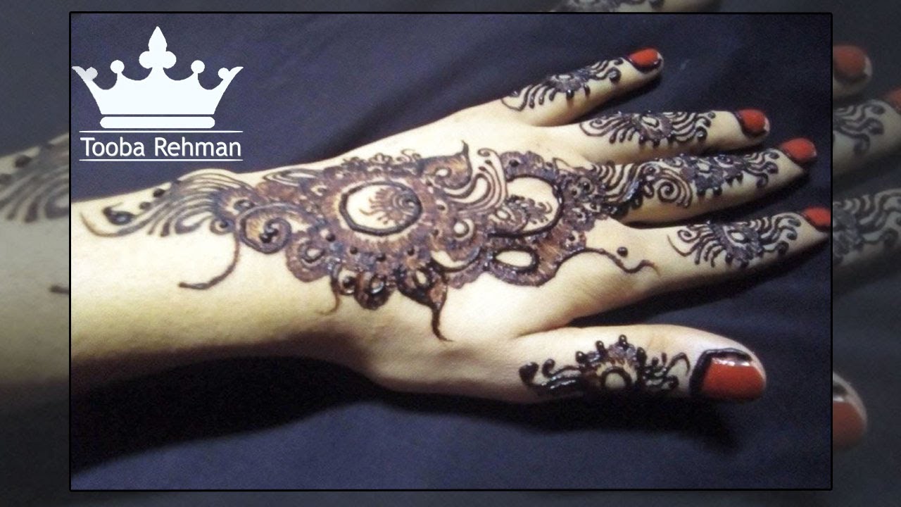 Amazing new mehndi style for girls | Beautiful new mehndi design ...