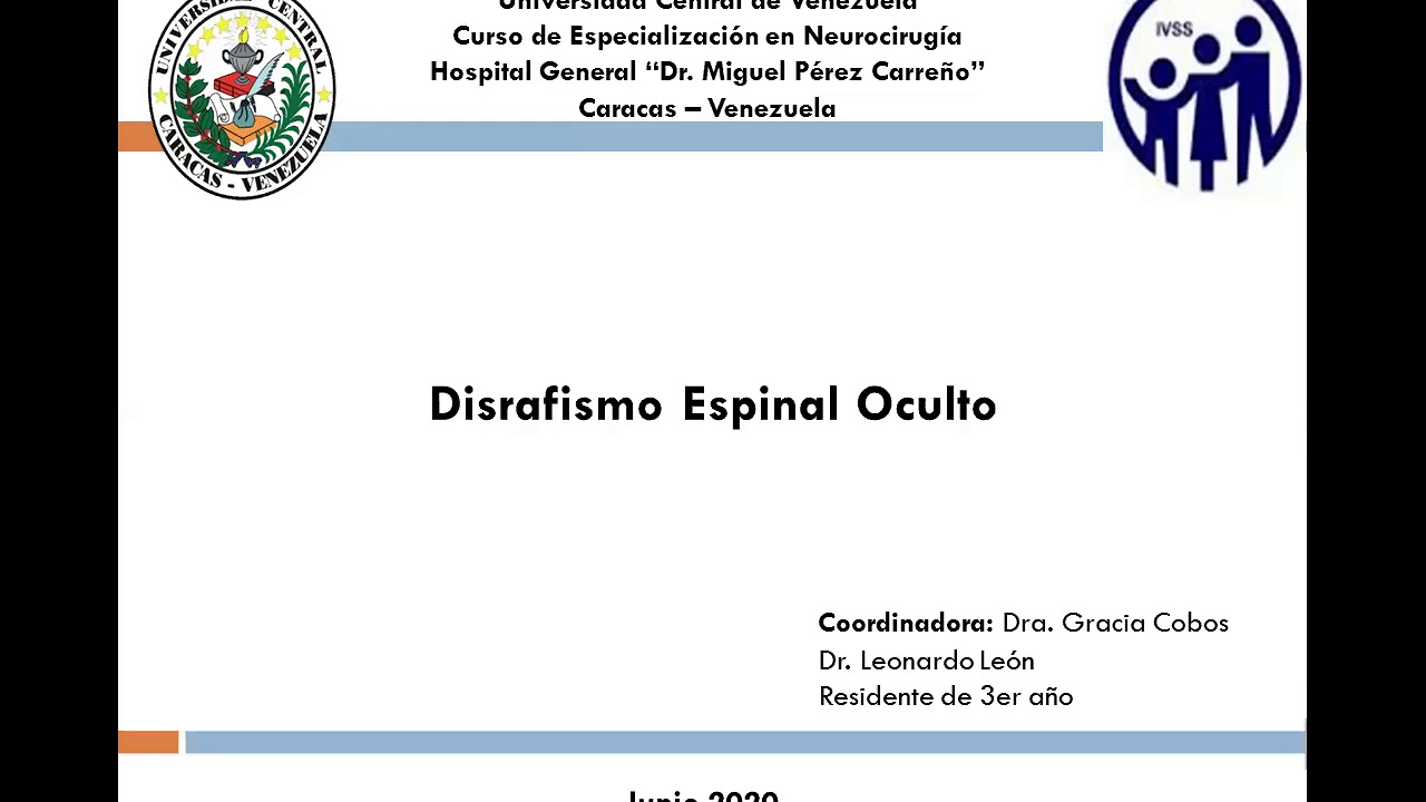 Disrafismo espinal oculto parte 1 - YouTube