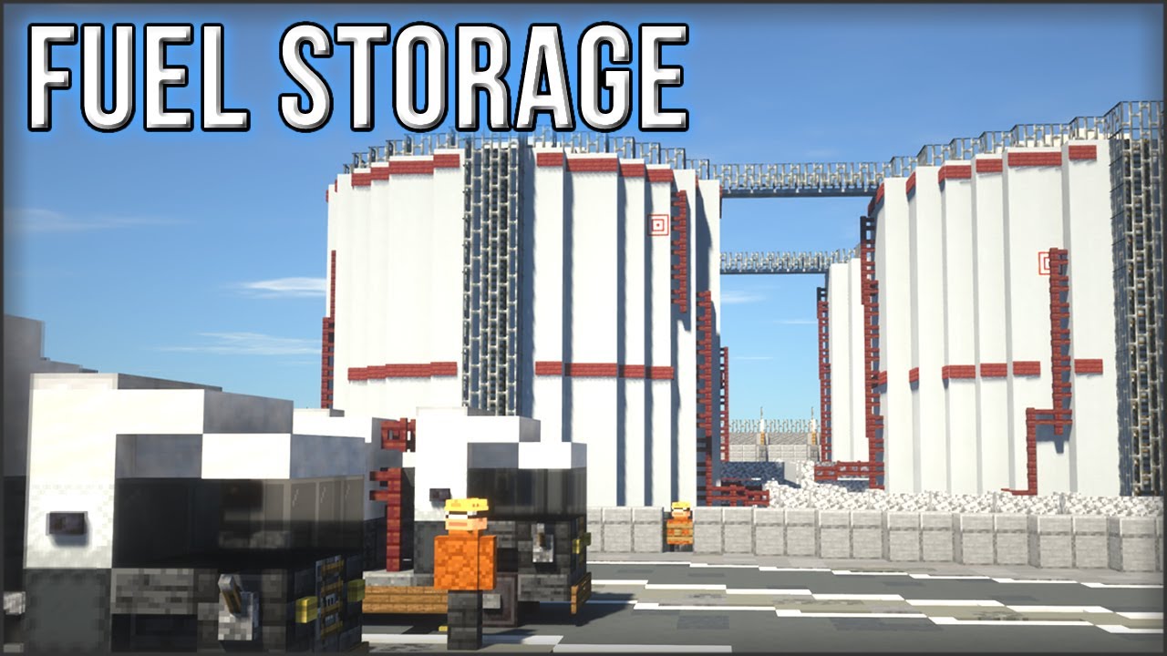 🛢️ I Built an Aviation Fuel Storage Yard in Minecraft --- Dakr City ...