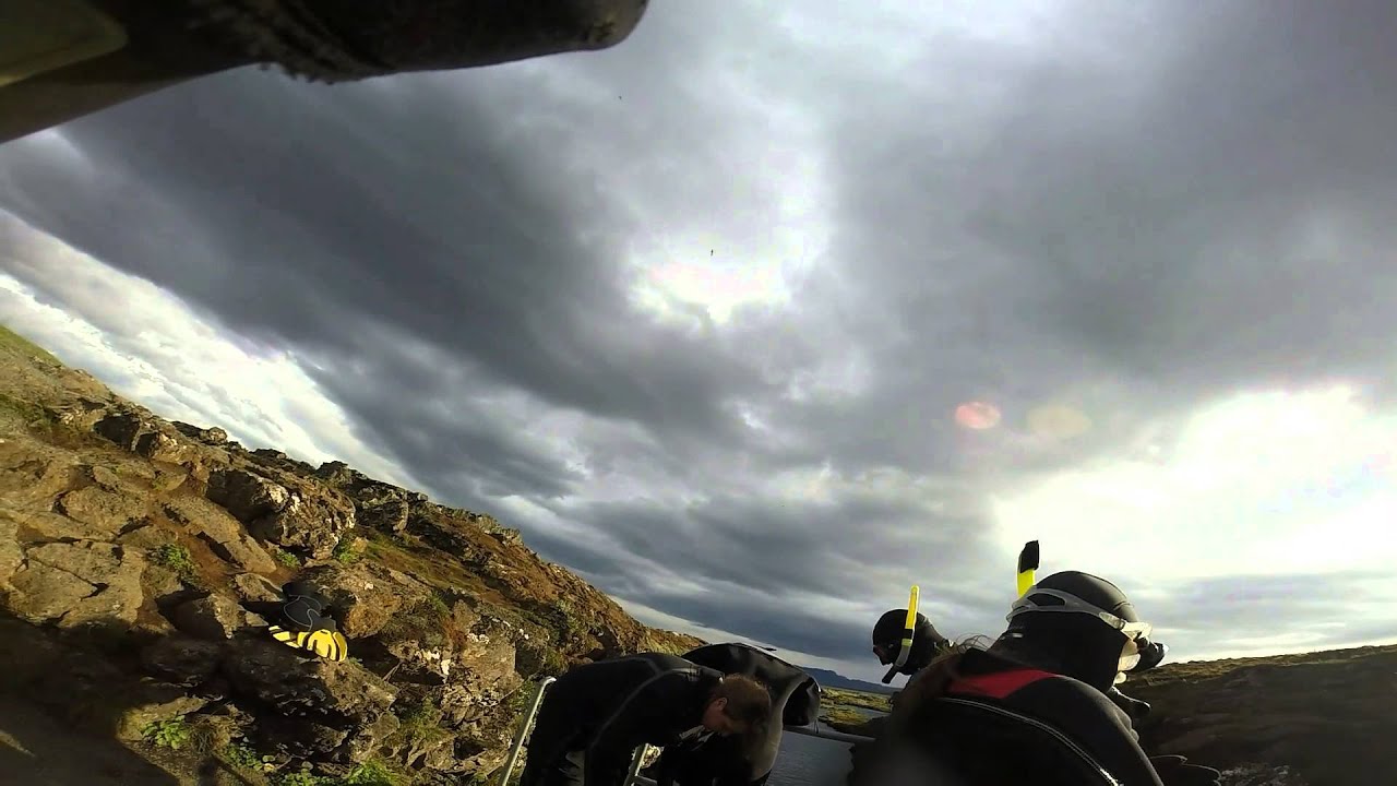 Snorkeling in Silfra, Iceland part 1 full HD - YouTube