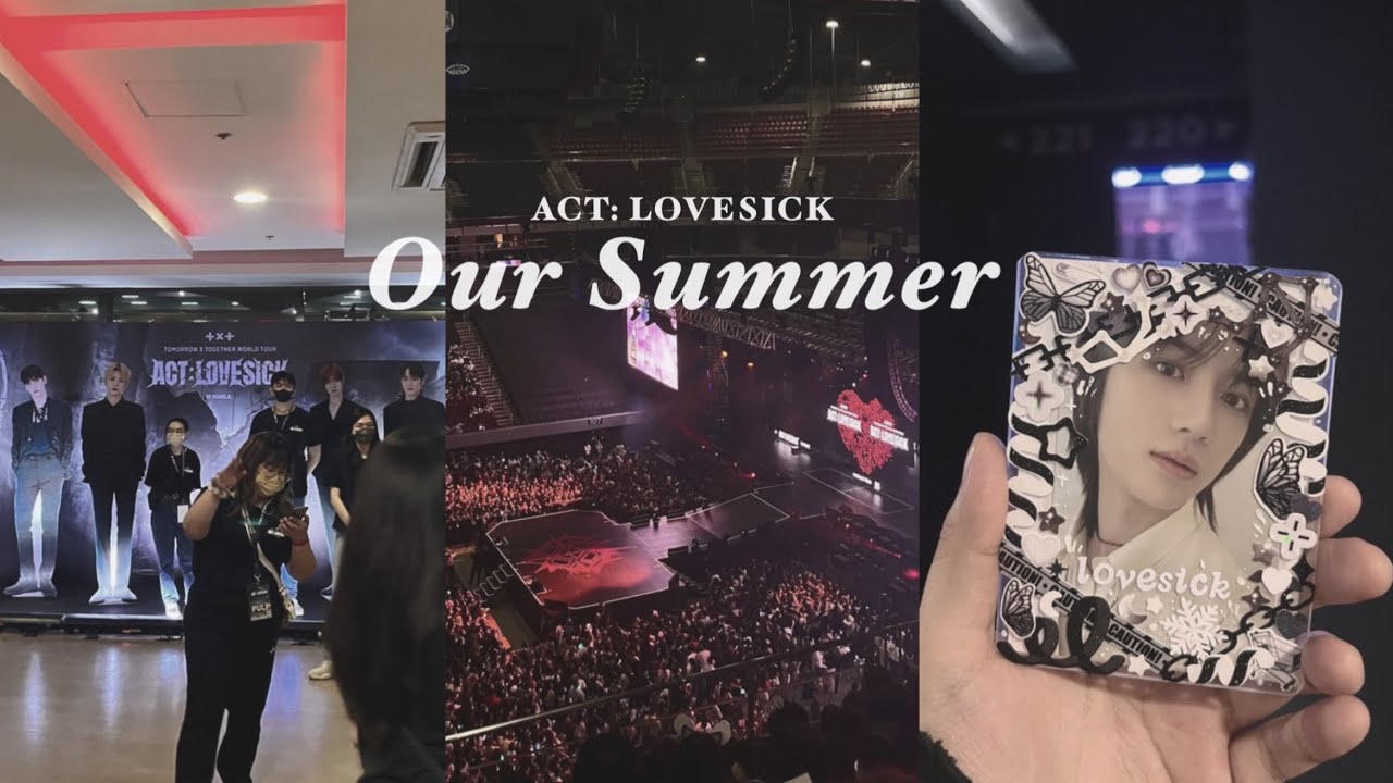 TXT CONCERT VLOG | act: lovesick in manila D-2 | our first encounter ...
