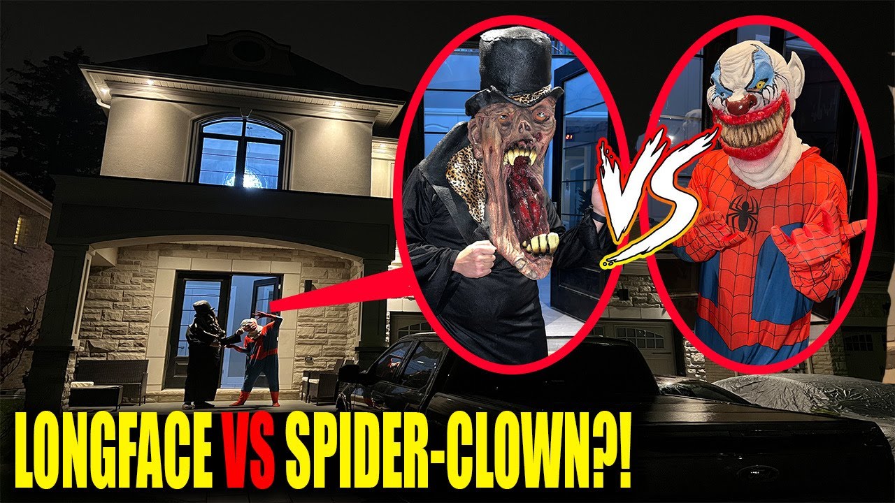 LONG FACE THE DEMON VS SPIDER CLOWN AT STROMEDY'S HOUSE!!! (THE FIGHT ...