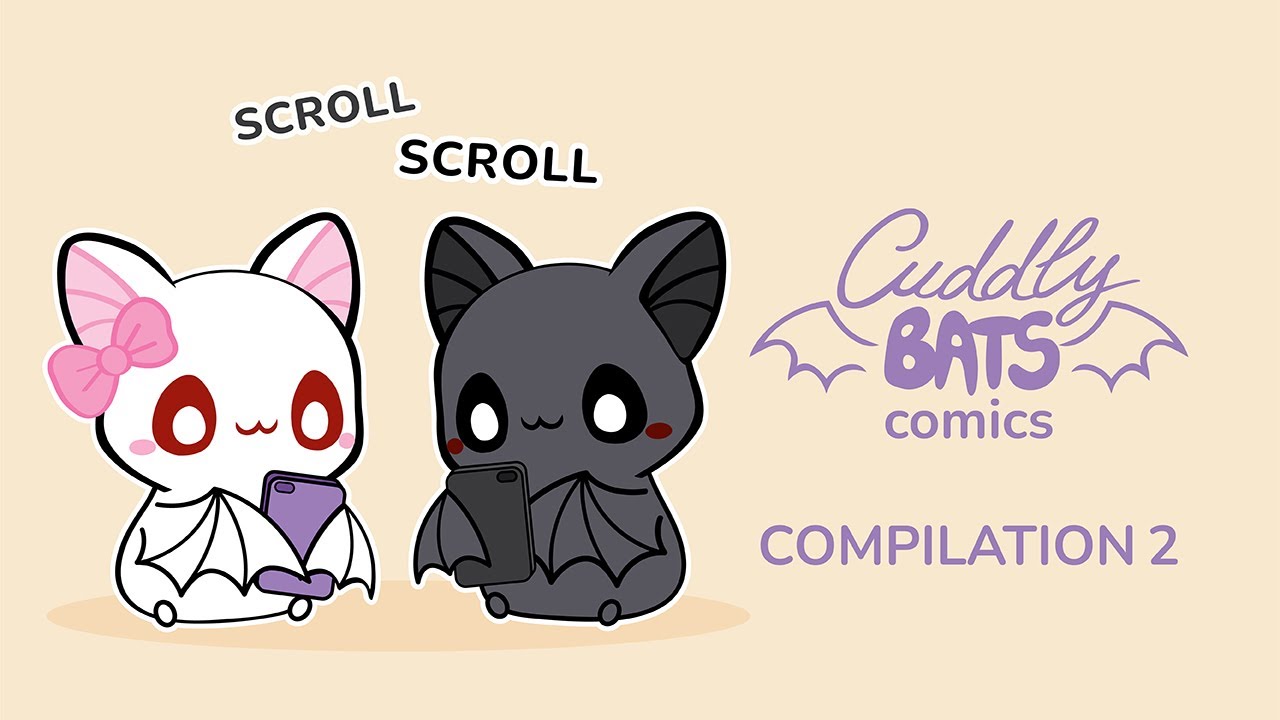 Love being with you 💜 | Cute life of little bat couple - Compilation 2 ...