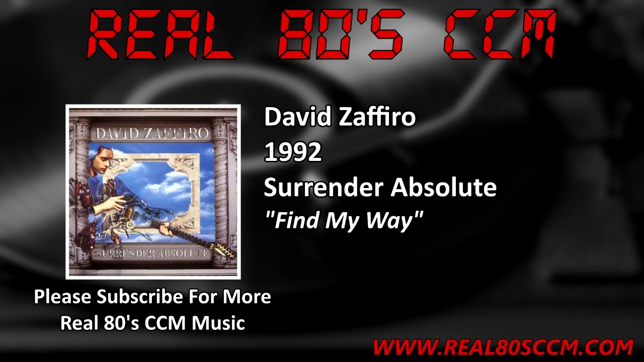 David Zaffiro - Find My Way - YouTube