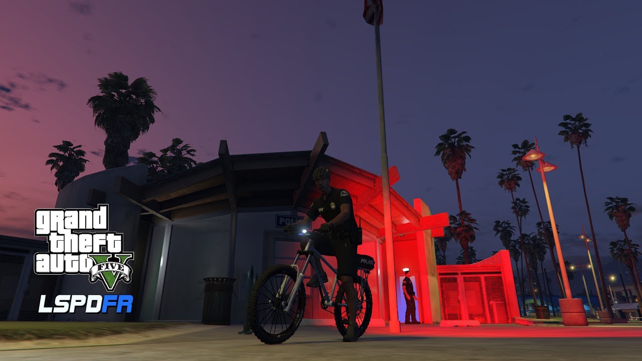 GTA V GTA 5 LSPDFR Beach Patrol NEW Vespucci Station MLO NEW Bike By ...