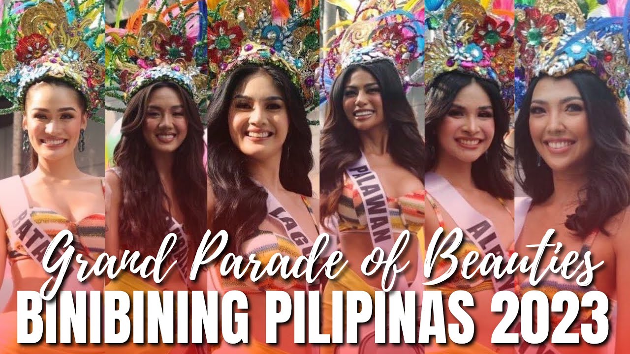 FULL HD | BINIBINING PILIPINAS 2023 GRAND PARADE OF BEAUTIES | PAGEANT ...