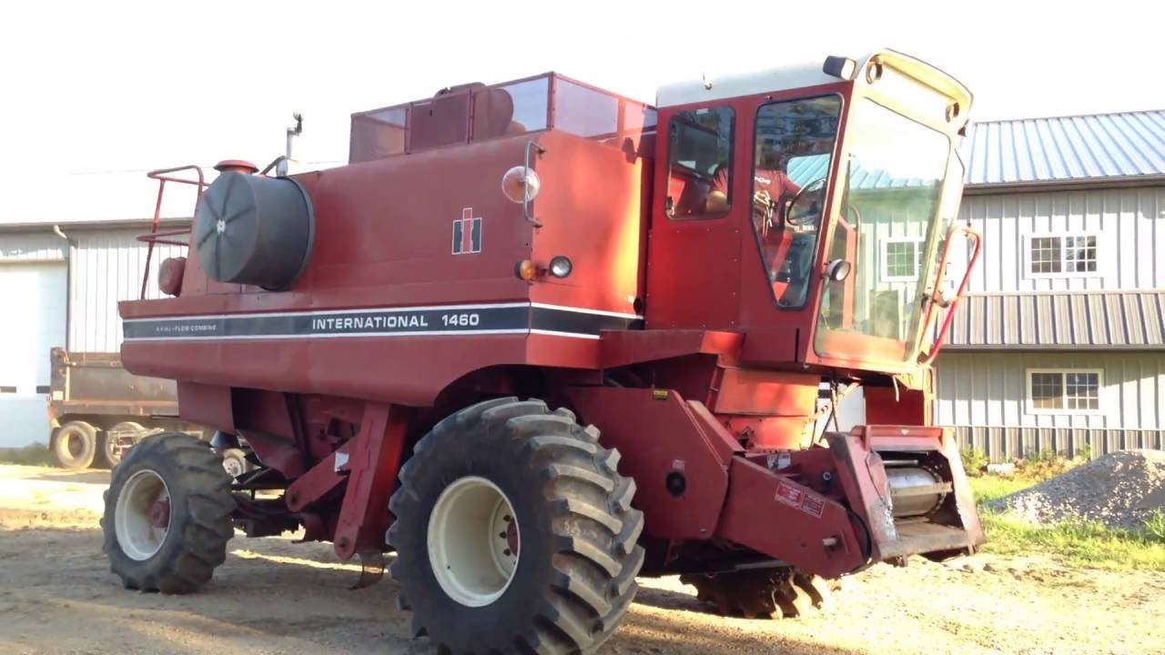 IH 1460 Combine for Sale - YouTube