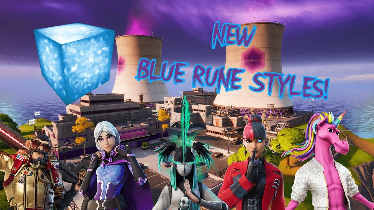 All NEW Blue Rune Styles Fortnite C2S8 - YouTube