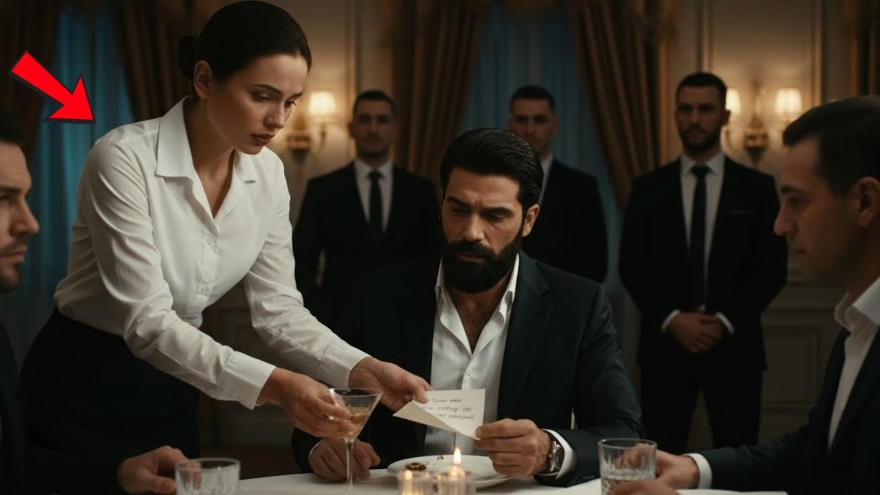 Shy Waitress Slips a Note to the Mafia Boss — “Your Wife Set a Trap ...