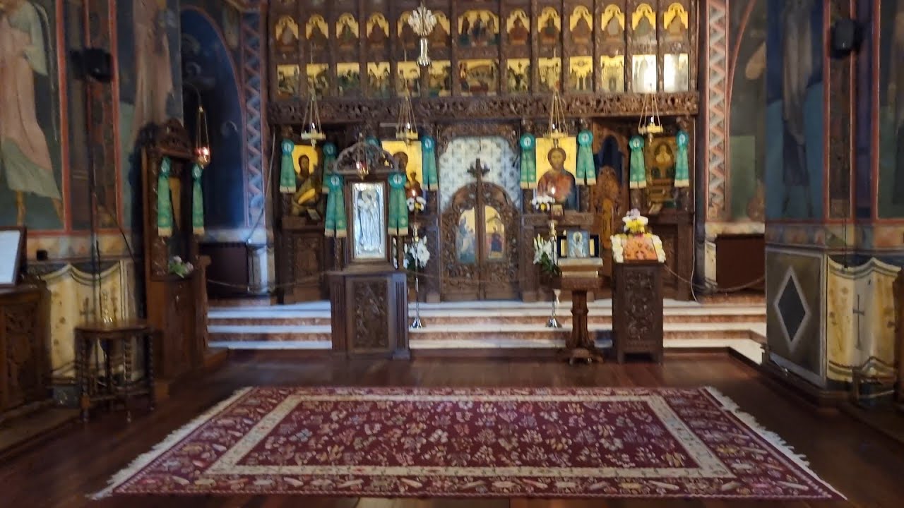 Interior Manastirea Lainici. @ramonaluca1985 - YouTube