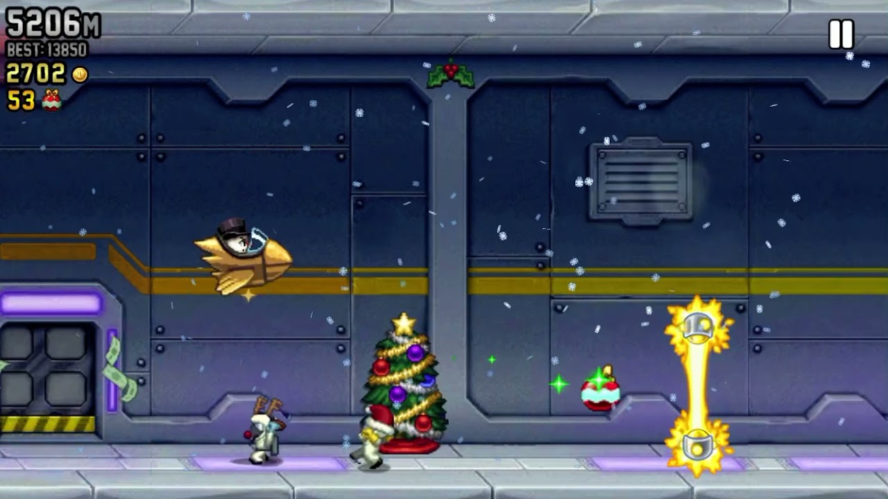 Christmas... running ... forever | Jetpack joyride - YouTube