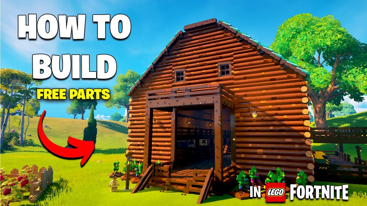 How to built a Barn In LEGO Fortnite! - YouTube