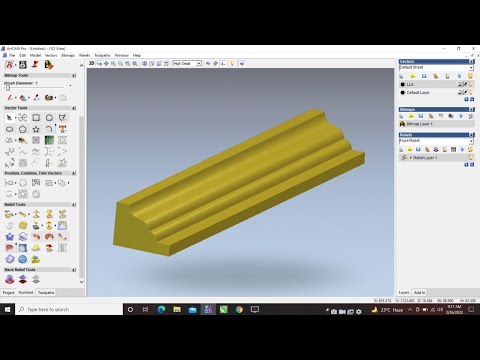 Molding design #cnc #3ddesign #artcam - YouTube