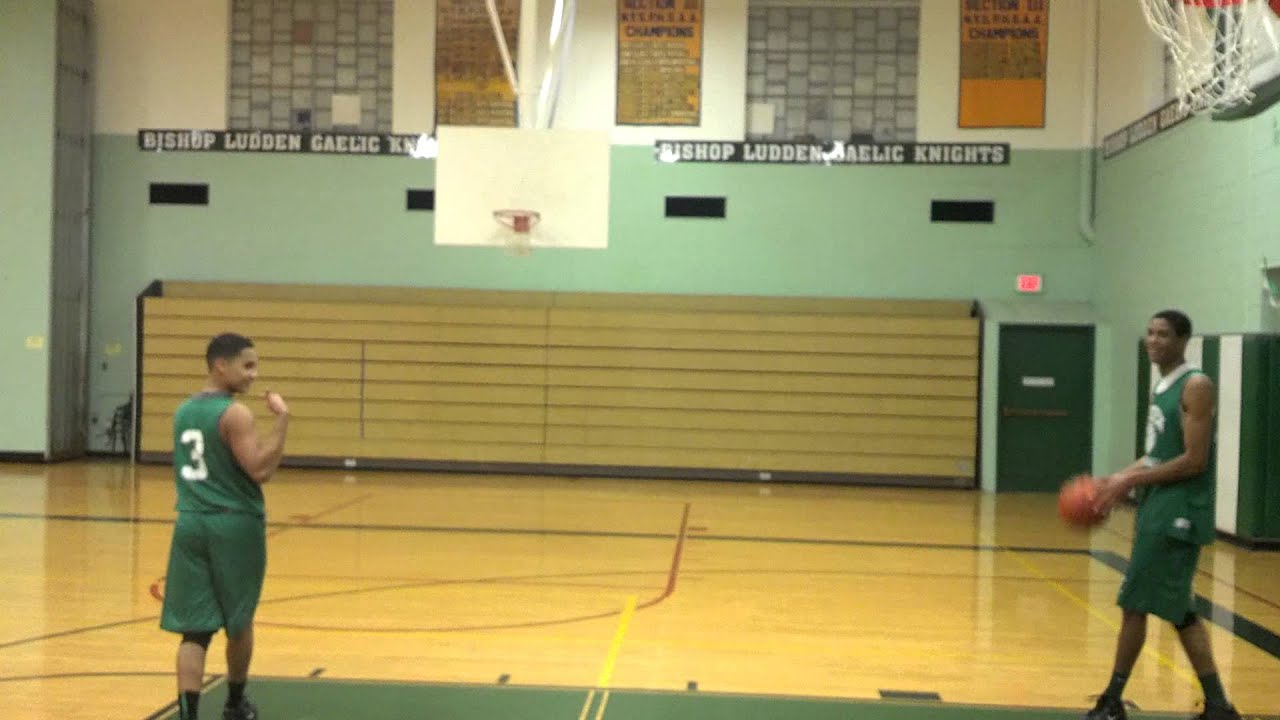 Raw: Bishop Ludden Basketball players Daniel Kaigler and Cameron ...