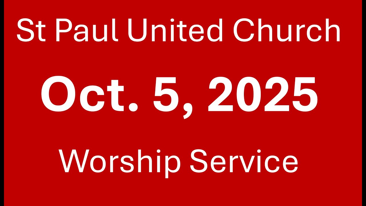 Worship Service - Sunday October 5, 2025 - YouTube