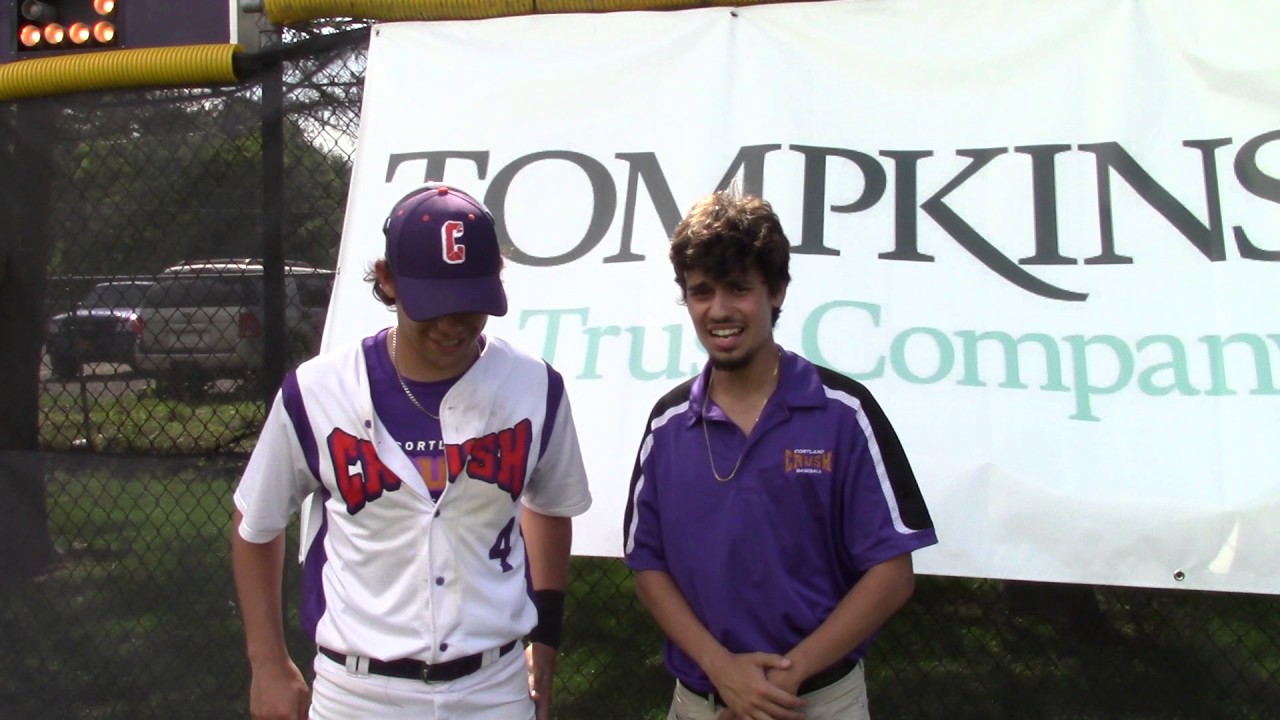 Players of the Game Kyle Bouchard, Jesse Sustachek and Dylan Ott with Skyler Lebron - YouTube