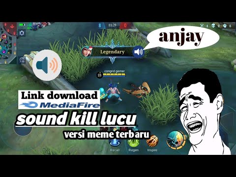 SCRIPT SOUND VOICE NOTIF KILL LUCU VERSI MEME | MOBILE LEGENDS - YouTube