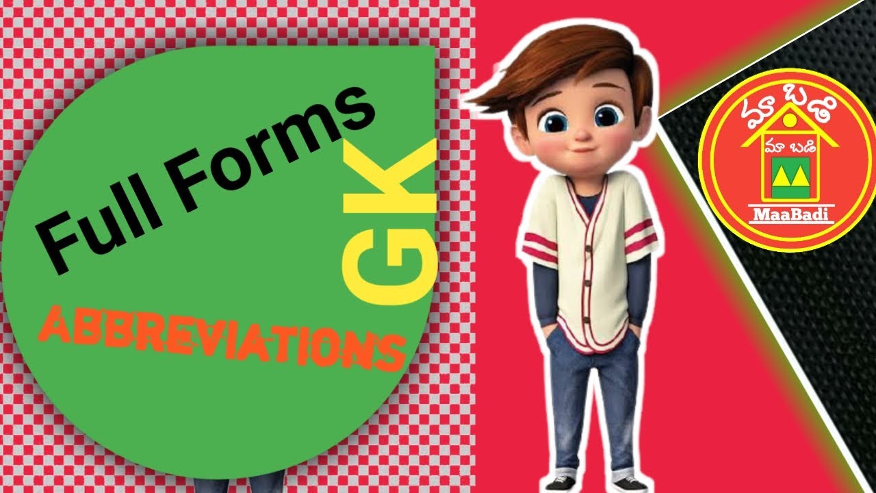 Full form General Knowledge |Abbreviations | Gk | Competitive Exams ...