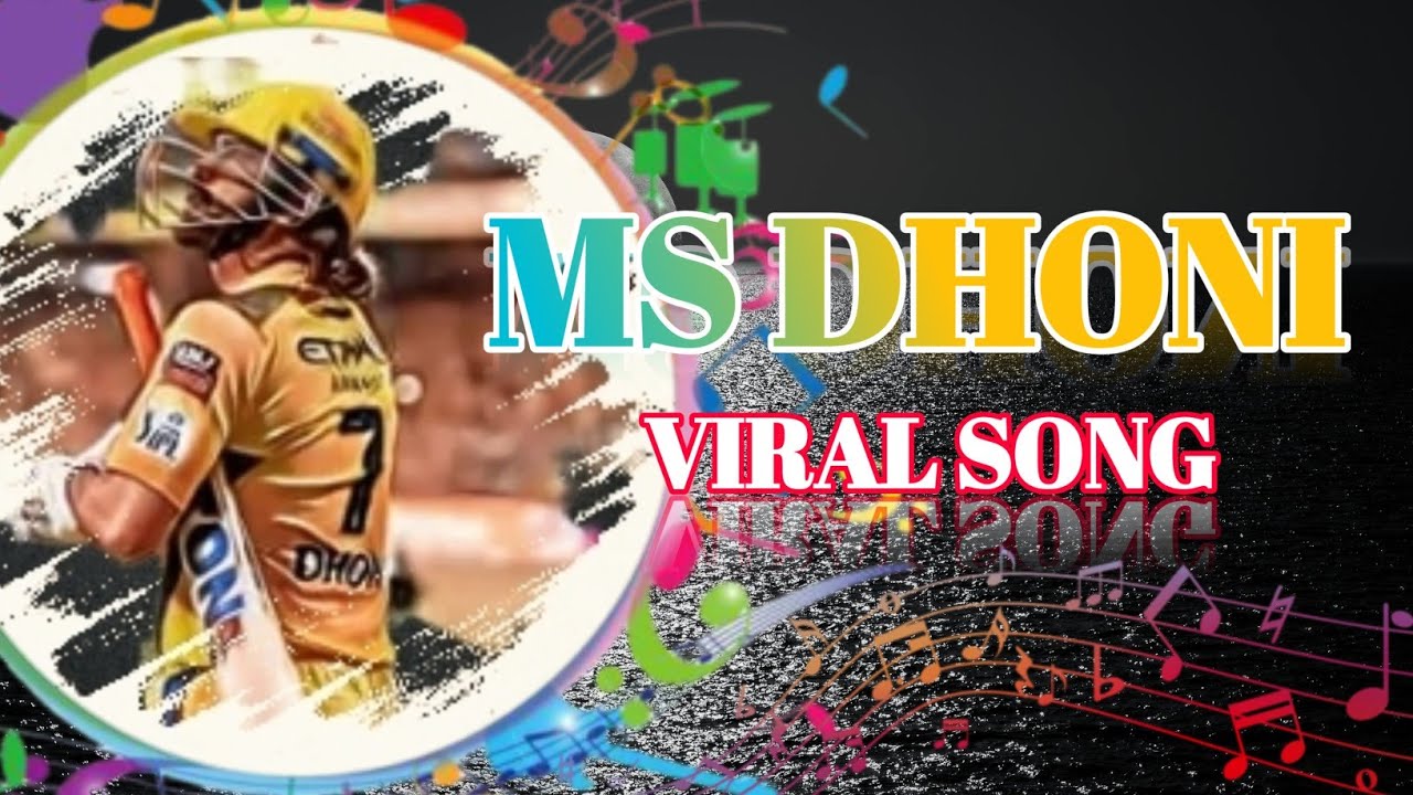 Cricket gaana new song|New song|Tranding song|IPL 2024|MS DHONI - YouTube