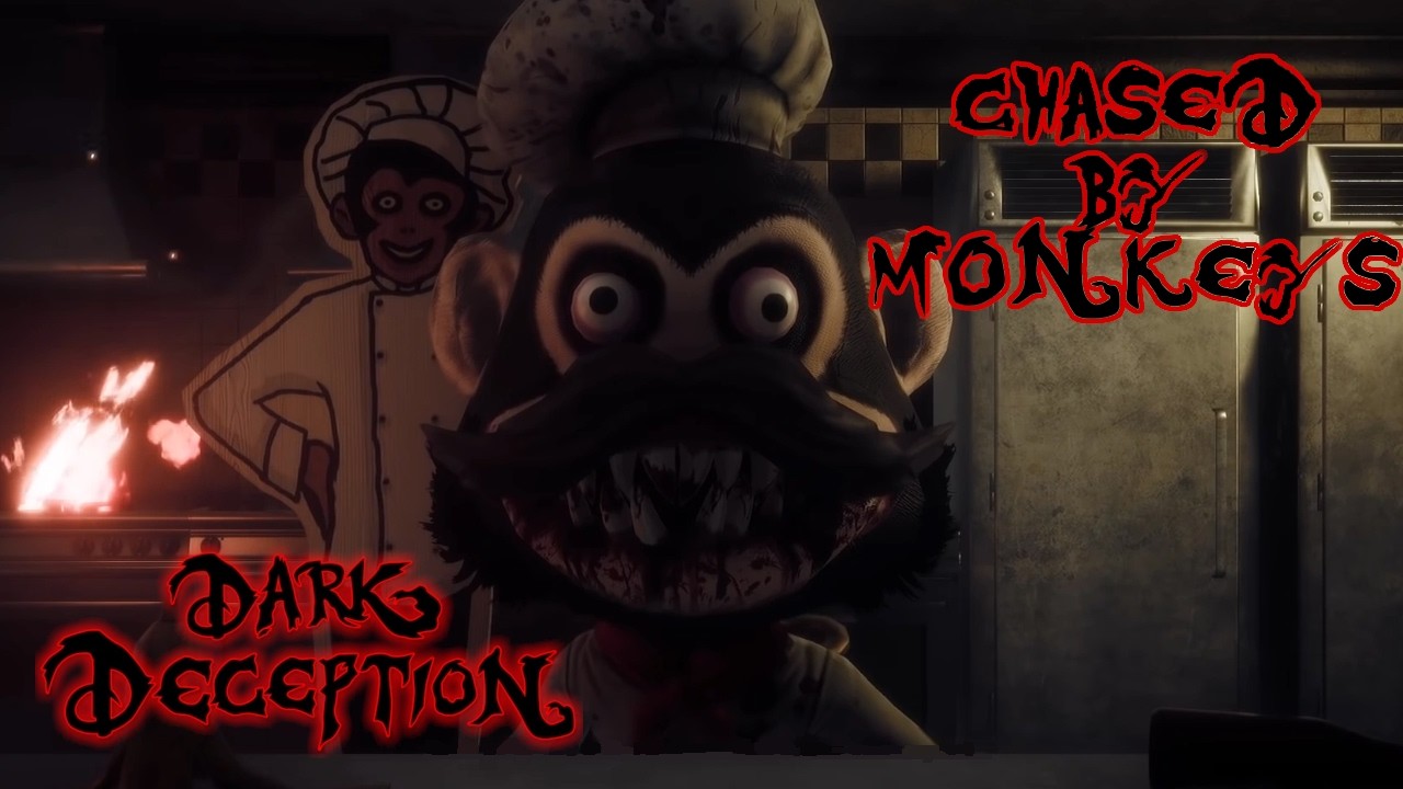 I was chased by Murder Monkeys in Dark Deception Chapter 1 - YouTube