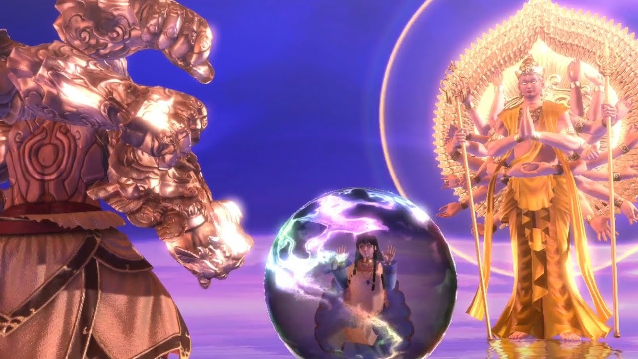 Asura’s Wrath Gameplay Asura Challenges Chakravartin For Mithra - YouTube