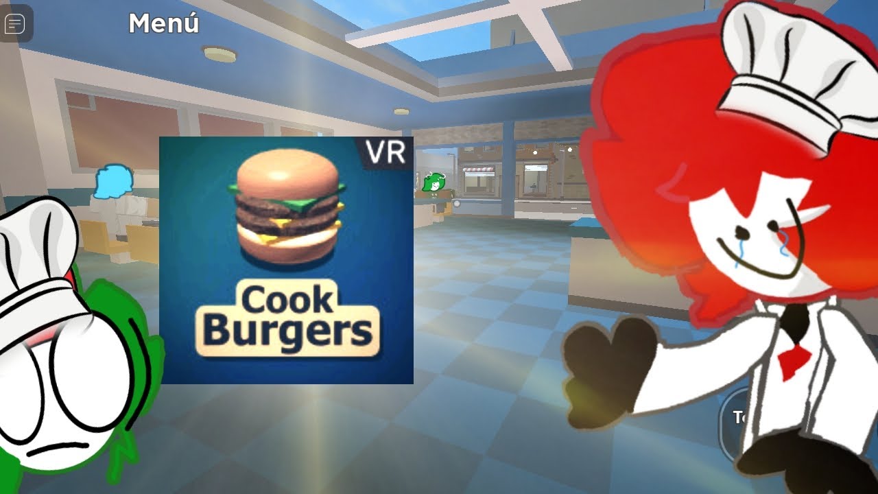 soy el mejor cocinero de roblox?)Cook burgers xd) - YouTube