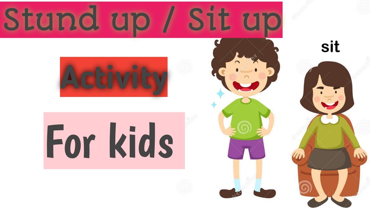 Sit down/Stund up Activity For kids - YouTube