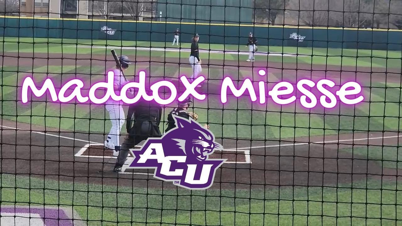 Maddox Miesse (C) Abilene Christian Wildcats (PROSPECT VIDEO) - YouTube