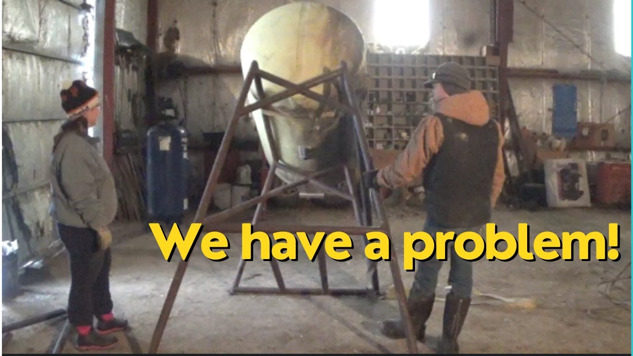 Homemade grain bin - YouTube