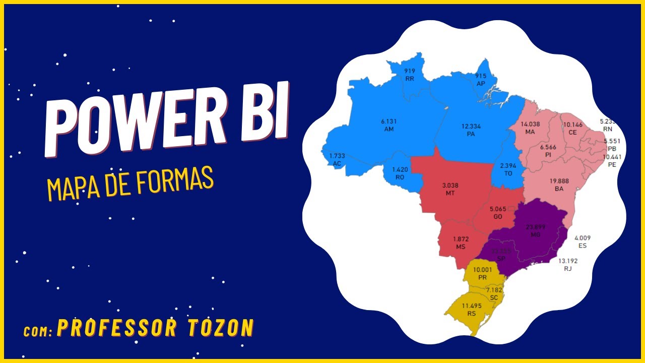 Mapa de Formas Power BI - YouTube