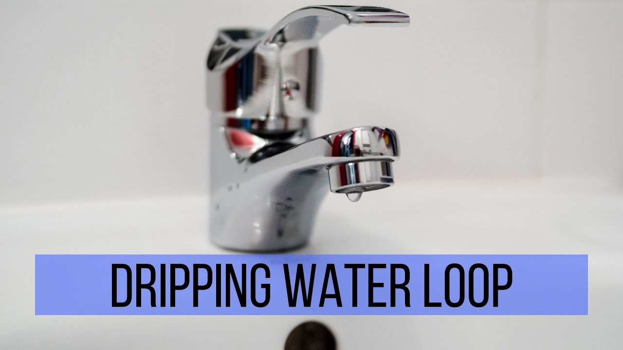 DRIPPING water sounds LOOP sink bathroom ASMR relaxing calming ...