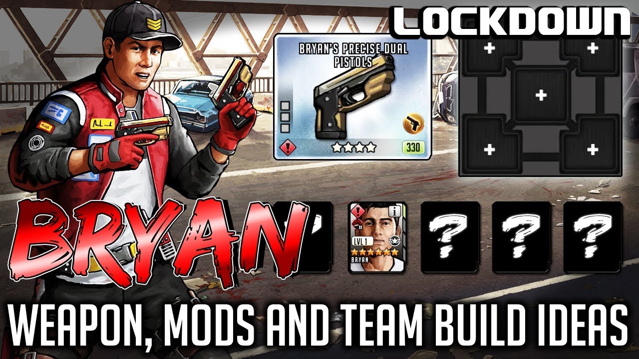 TWD RTS: Bryan: Weapon, Mods and Team Build Guide - The Walking Dead ...