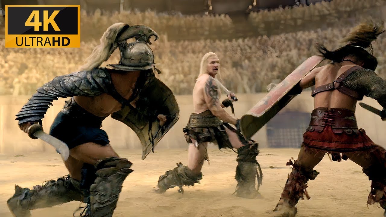Spartacus and Crixus vs Theokoles The Shadow of Dead HD 4K - YouTube