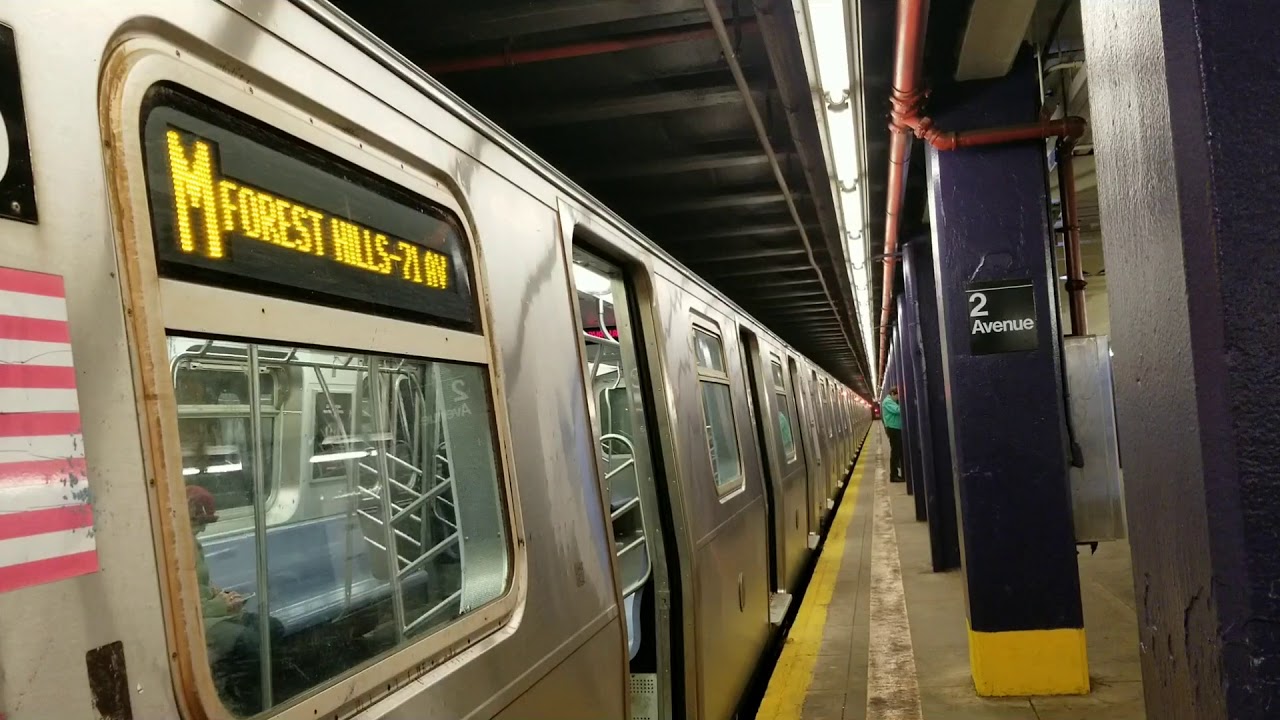 MTA: R160 M trains to 2 Av action - YouTube