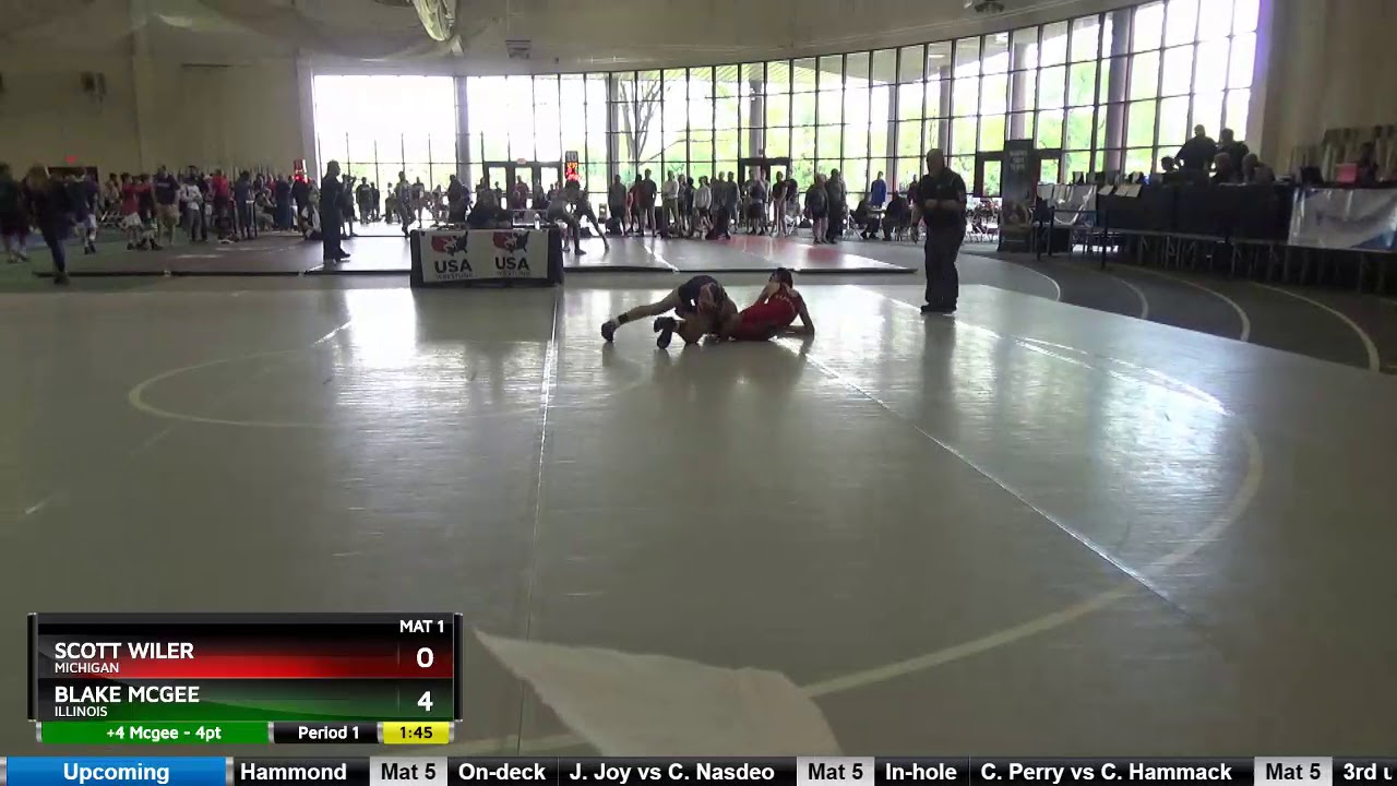 Cadet 113 Scott Wiler Michigan Vs Blake Mcgee Illinois - YouTube
