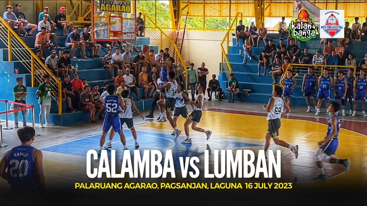 CALAMBA vs LUMBAN | Laguna Inter-town Basketball Tournament - YouTube