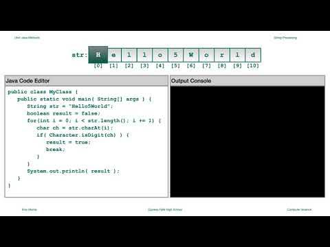 String Processing (Java) - YouTube