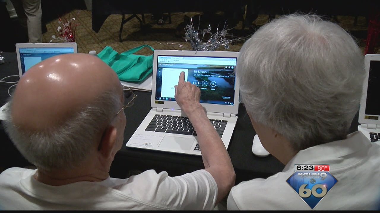 Seniors use technology - YouTube