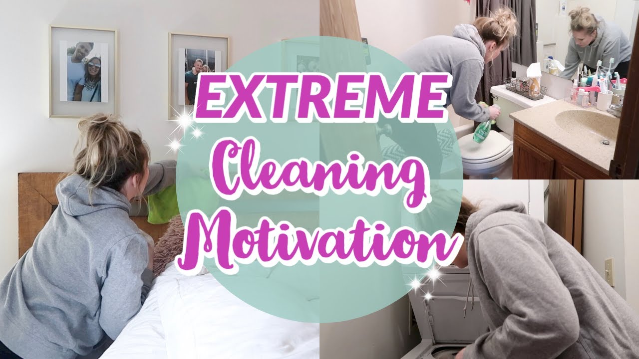 CLEAN WITH ME 2020 \\ BEDROOM & BATHROOM CLEANING ROUTINE \\ CLEANING ...