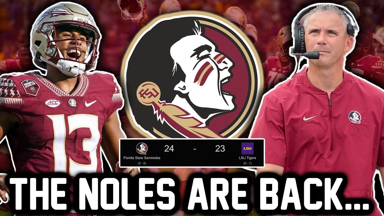 FLORIDA STATE Just SHOCKED The WORLD (The Rebirth of the Noles) - YouTube
