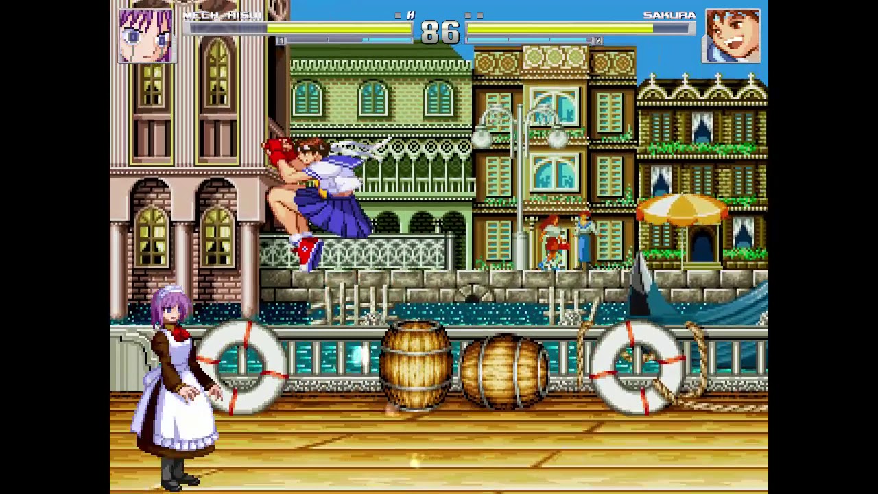 Mugen Rajaa Mech Hisui (1) Vs Sakura Kasugano - YouTube