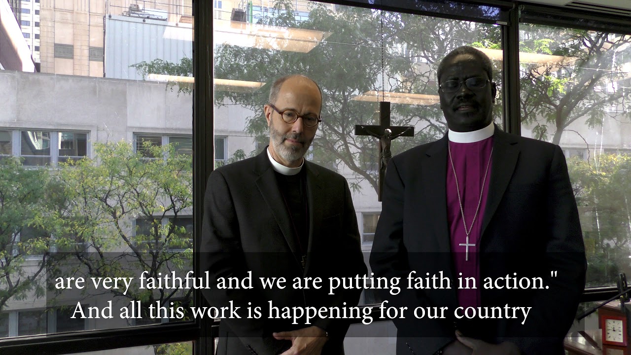 Bishop Joseph Garang Atem Greets the Diocese of Chicago's Convention ...