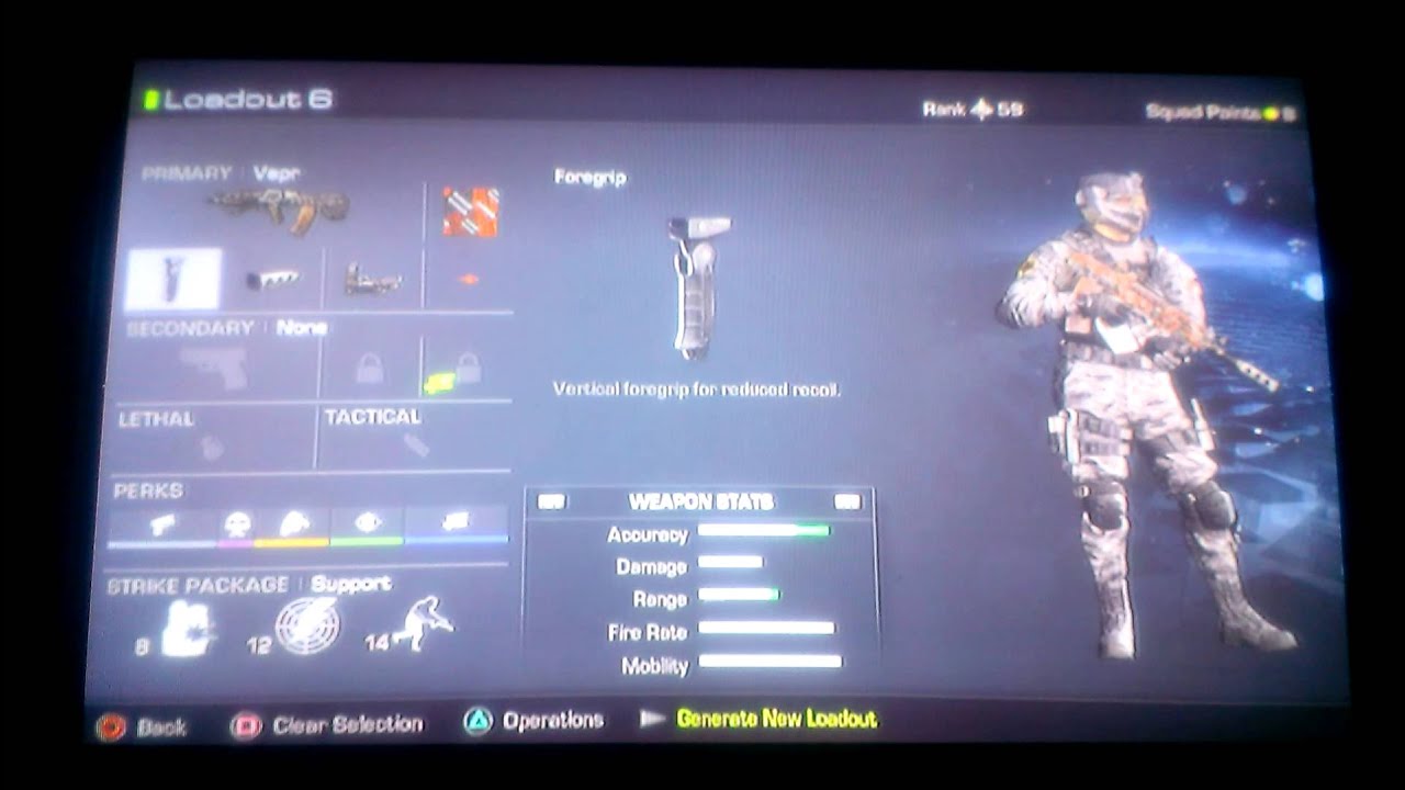 Cod Ghosts Epic Class Setup "Vepr"!! - YouTube