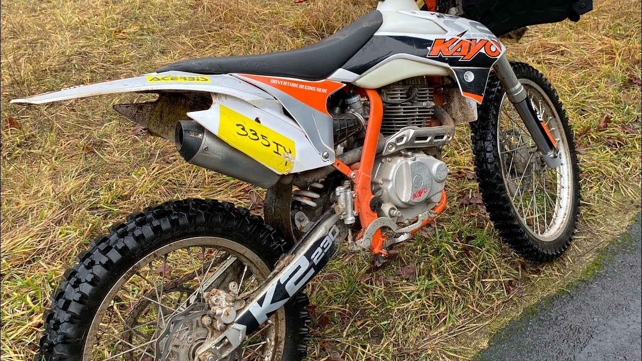 A Muddy Ride On The Kayo K2 230 | Kayo Adventures pt 1 - YouTube