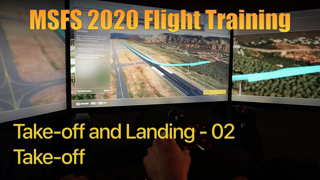 MSFS 2020 Flight Training - Take-off and Landing 02 - Take-off - A ...