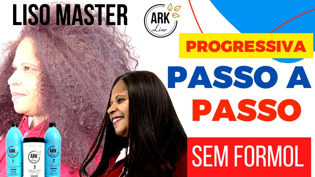 LISO MASTER - PROGRESSIVA SEM FORMOL - PASSO A PASSO - YouTube