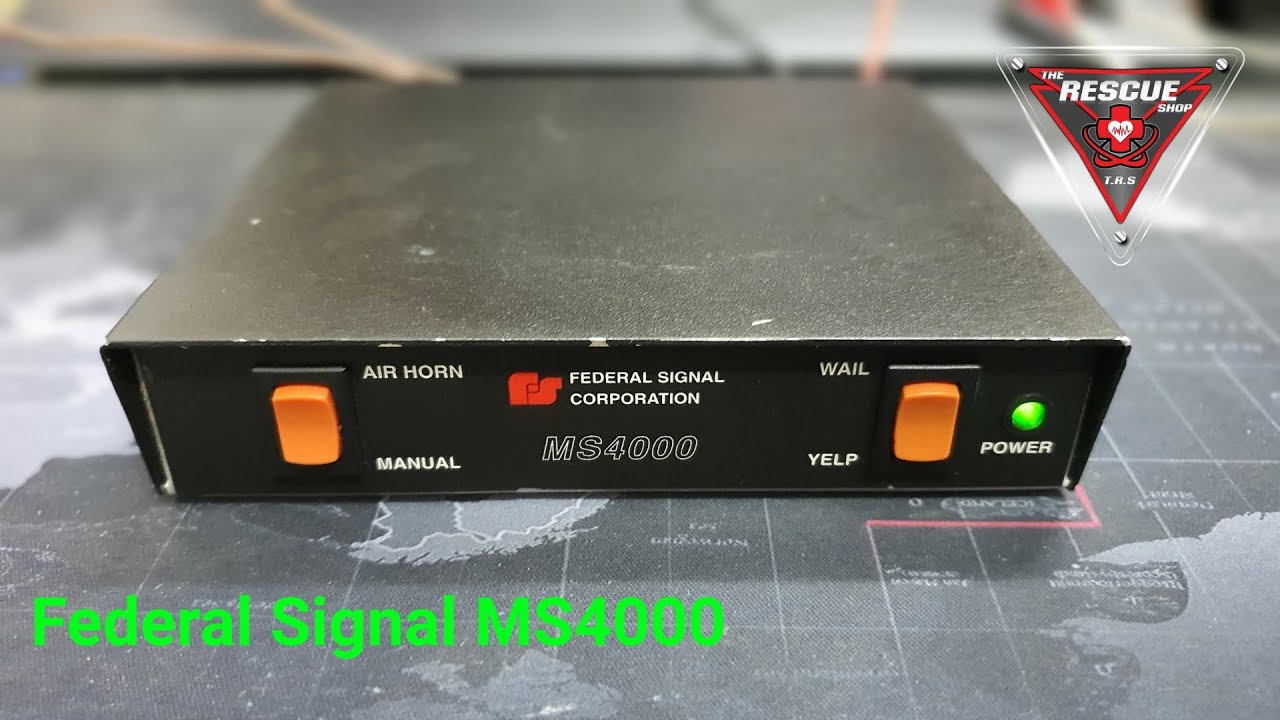 Federal Signal MS4000 - YouTube